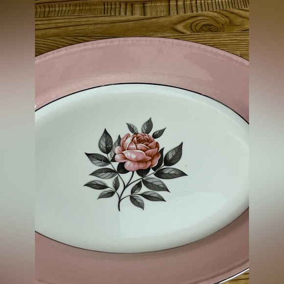 CUNNINGHAM & PICKETT | Dining | Vintage Norway Rose Serving Platter ...